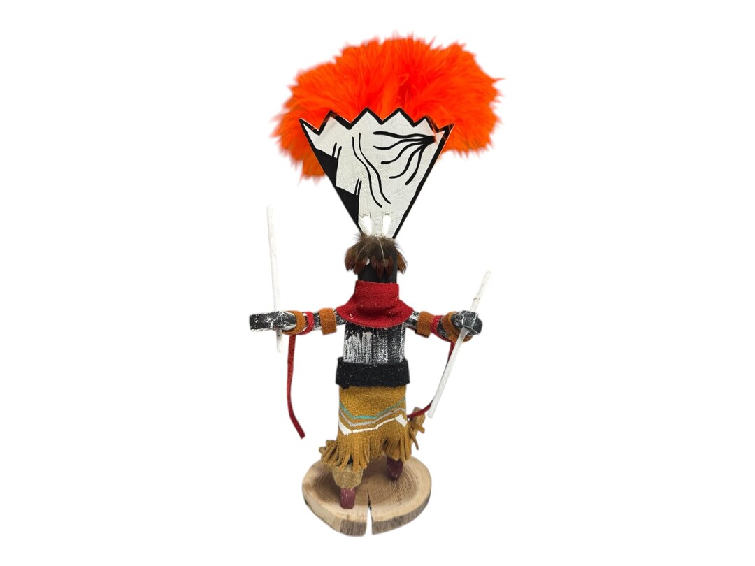 Native American Kachina Doll apache Handmade Hand Painted Multicolor ...