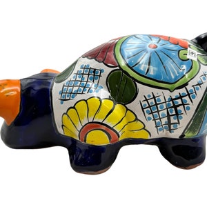Talavera Pig Sculpture Animal Piggy Yard Art Mexican Pottery Handmade ...