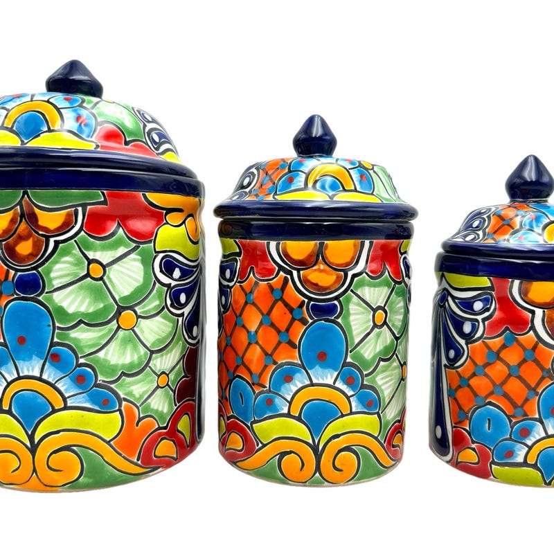 Canister Set Mexican - Etsy