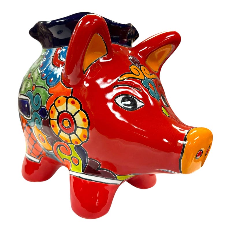Mexican Folk Art Pig - Etsy