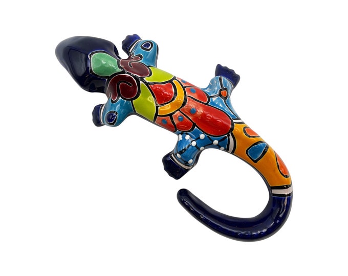 Talavera Pottery Iguana Cute Animal Sculpture Mexican Pottery Indoor ...