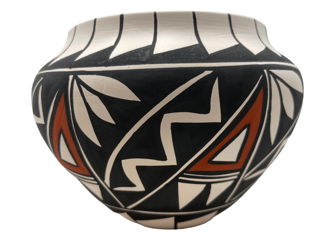Native American Pottery Acoma Home Decor Hand Painted - Etsy
