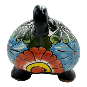 Talavera Pig Sculpture Animal Piggy Yard Art Mexican Pottery Handmade ...