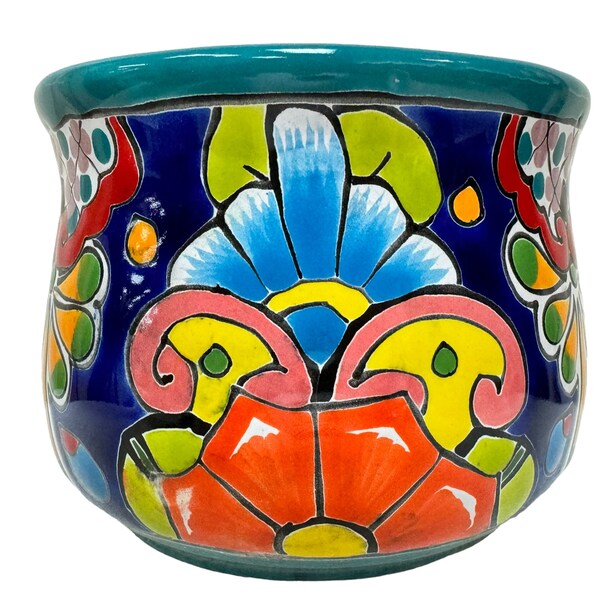 Multicolor Mexican Pottery Art - Etsy