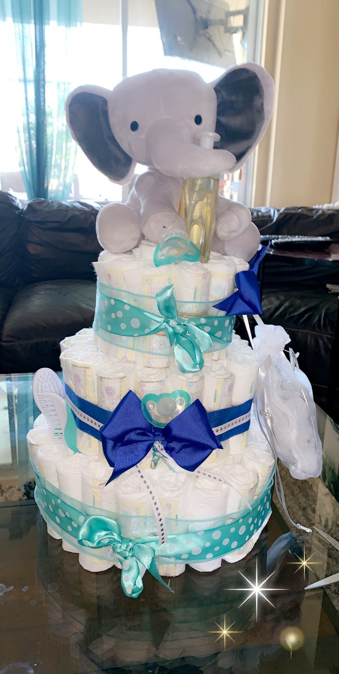Custom Diaper Cake - Etsy