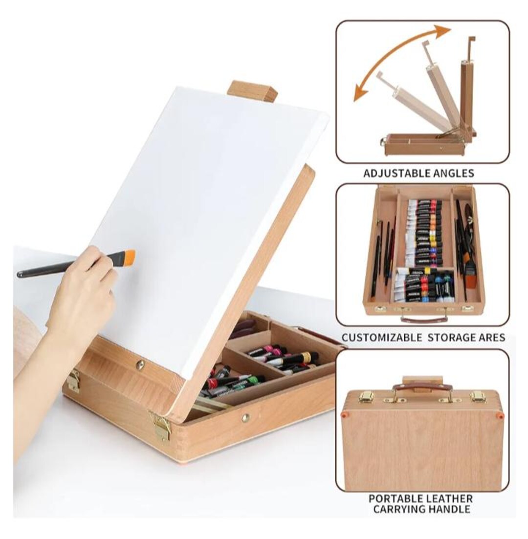 Hand Painted Acrylic Art Set - Etsy