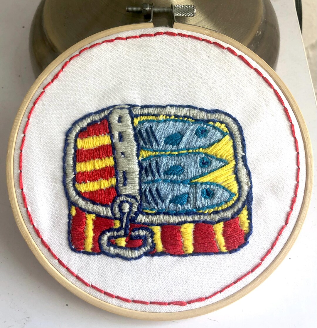 Custom Embroidered Food Art - Etsy