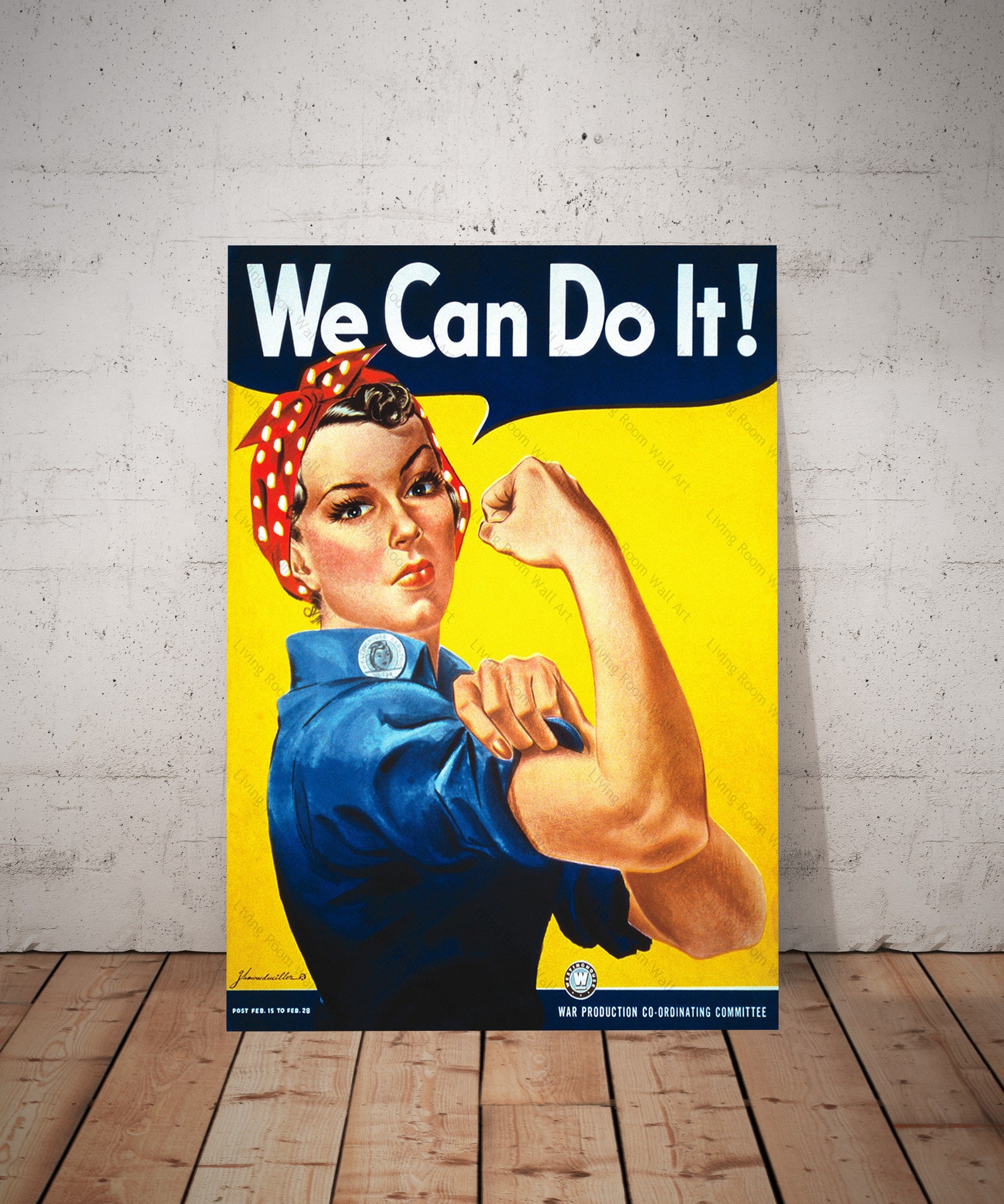 Rosy the Riveter We Can Do It Wall Decor poster , Rosie the Riveter ...