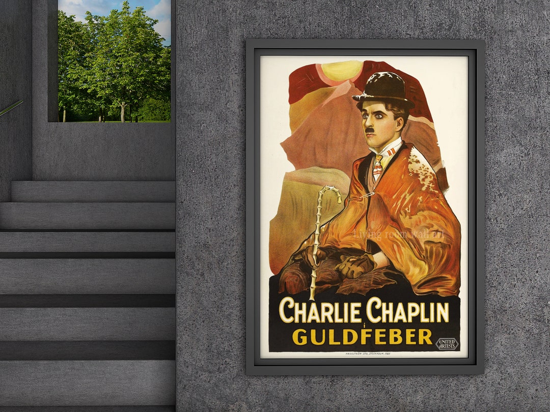 Chaplin Posters Retro Digital Download ,old Film Poster Charlie Chaplin ...
