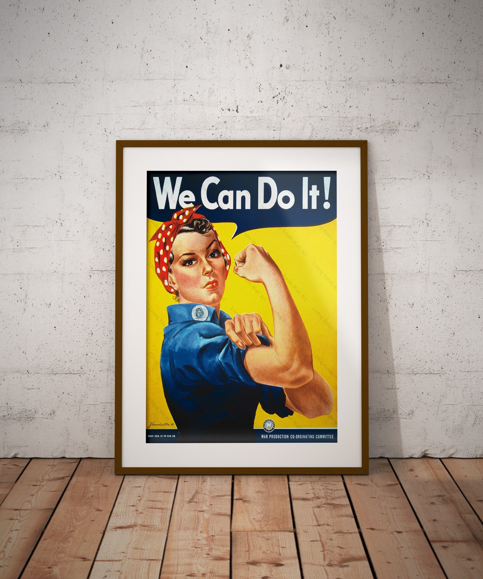 Rosie the Riveter Poster, WWII Propaganda Art (digital Print) - Etsy