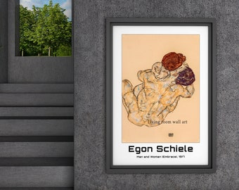 Egon Schiele Poster for the 49th Exhibition of the Vienna - Etsy