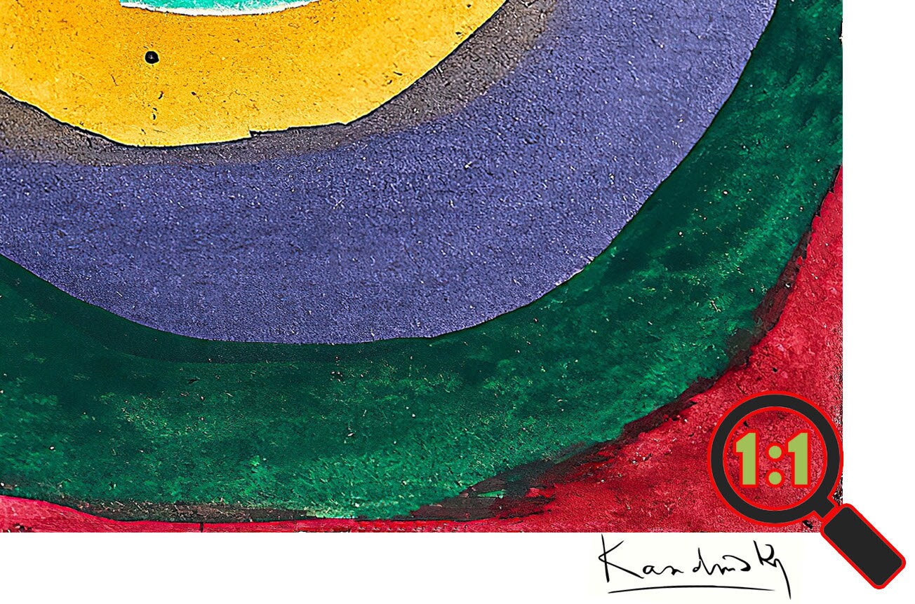 Squares With Concentric Rings 1913 Kandinsky A2 Poster Wall Decor ...