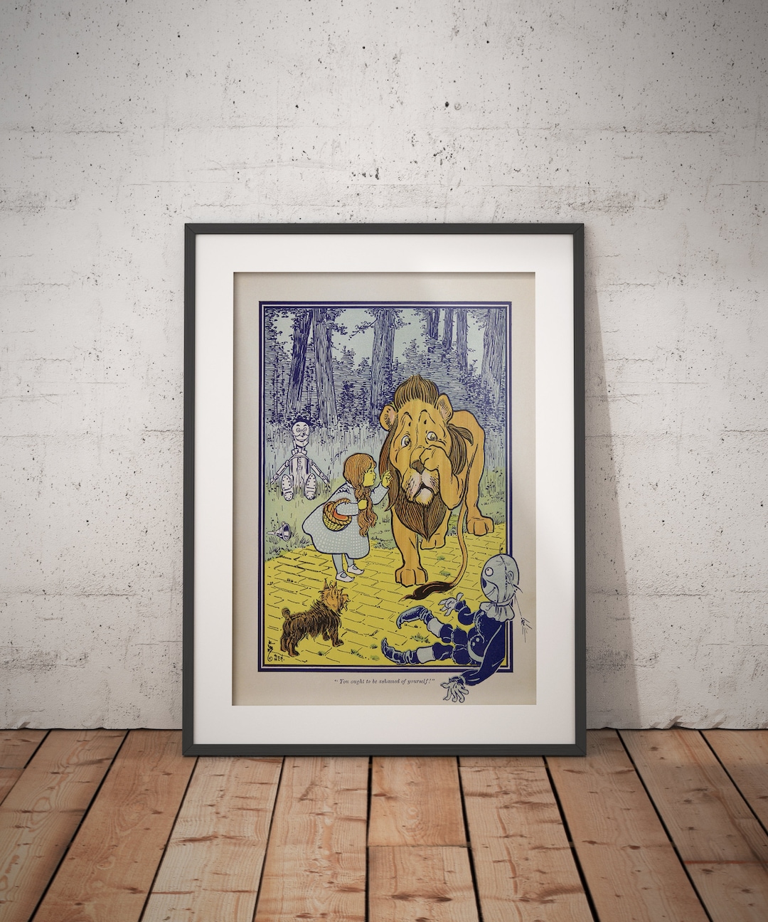 Dorothy Meets the Cowardly Lion, From the Wonderful Wizard of Oz ...