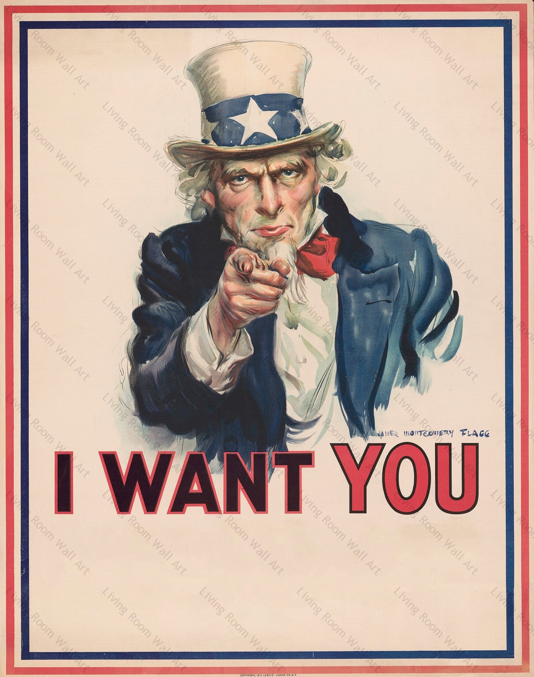 I Want You Poster , Uncle Sam Wants You Digital Print, Digital Download ...