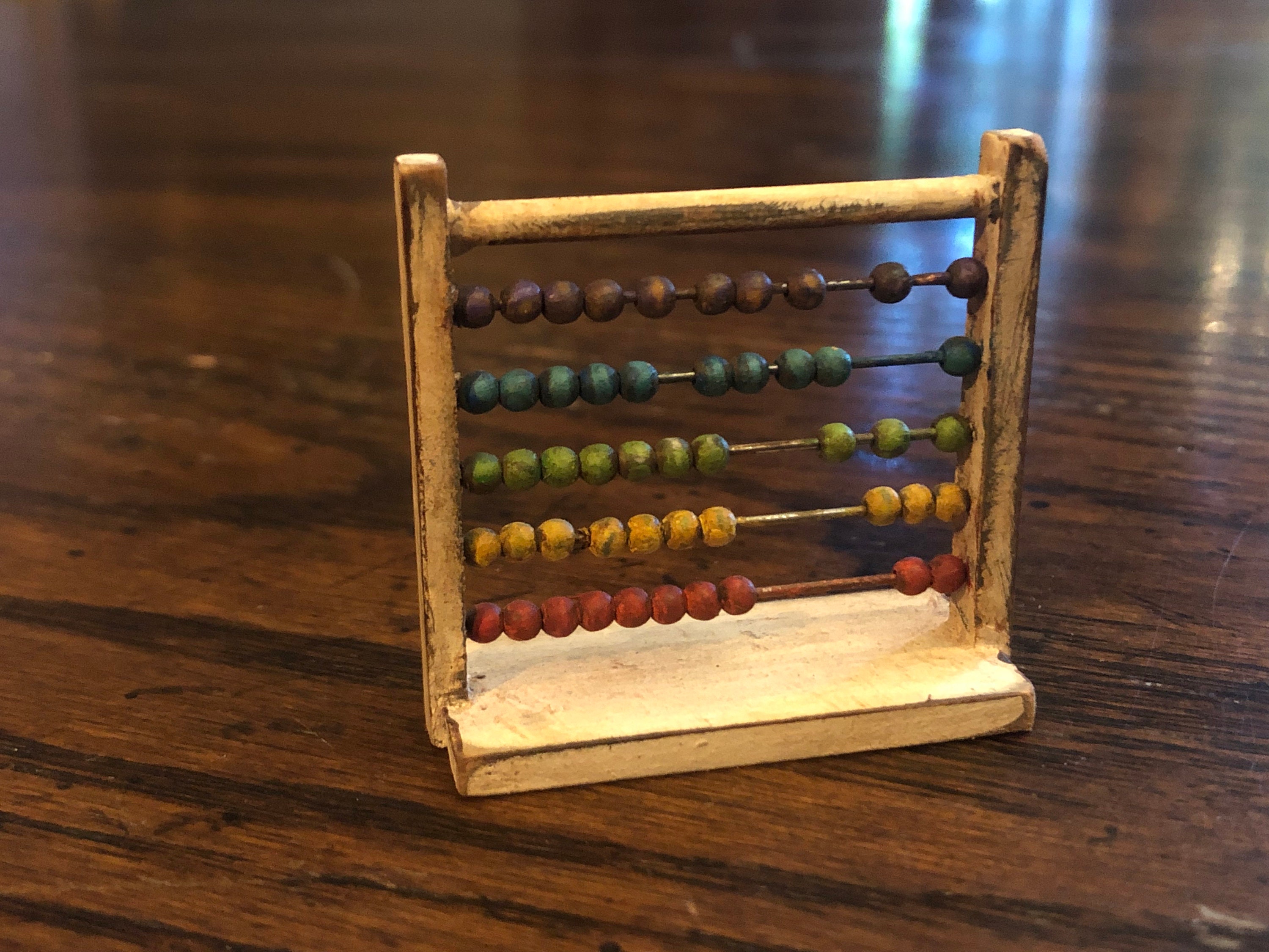 Miniature Dollhouse Abacus Toy - Etsy