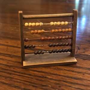 Miniature Dollhouse Abacus Toy - Etsy