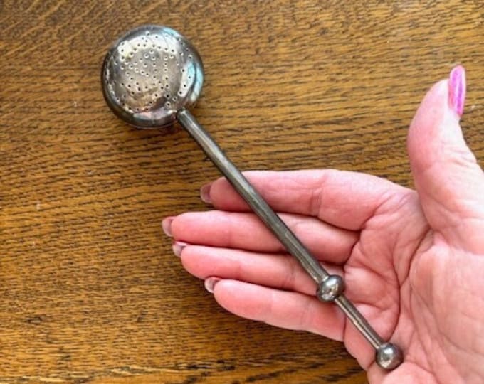 Vintage Spring Loaded Tea Infuser - Tea Decor - Vintage Kitchen - Tea ...