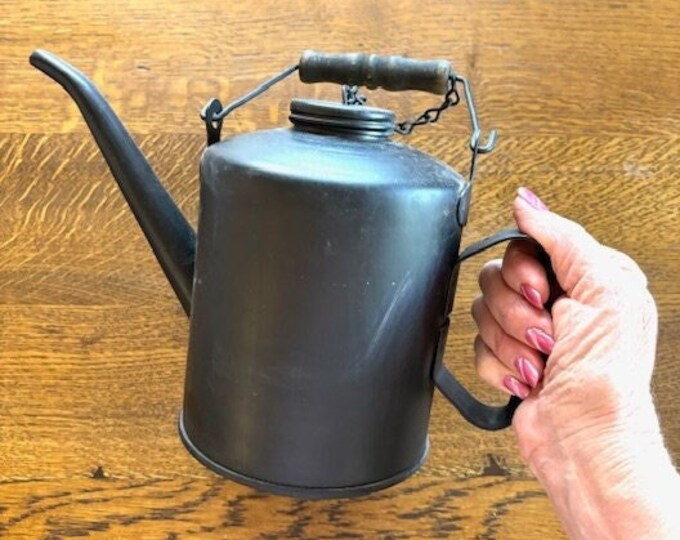 Antique Railroad Oiler - Antique Oil Can for RR Locomotive Engine ...