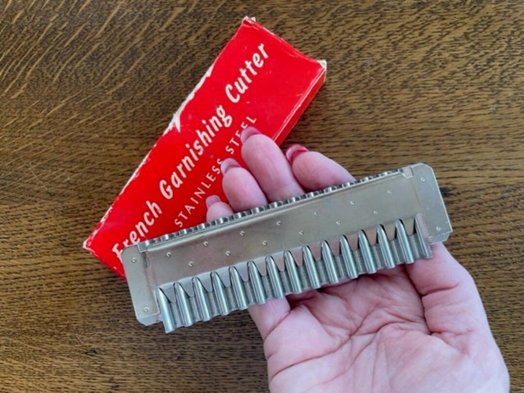 Vintage Vegetable Garnisher Tool - Vintage French Garnish Cutter ...