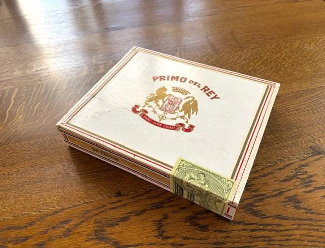 Vintage Primo Del Rey Cigar Box Old Collectable Cigar Box Tobacciana ...