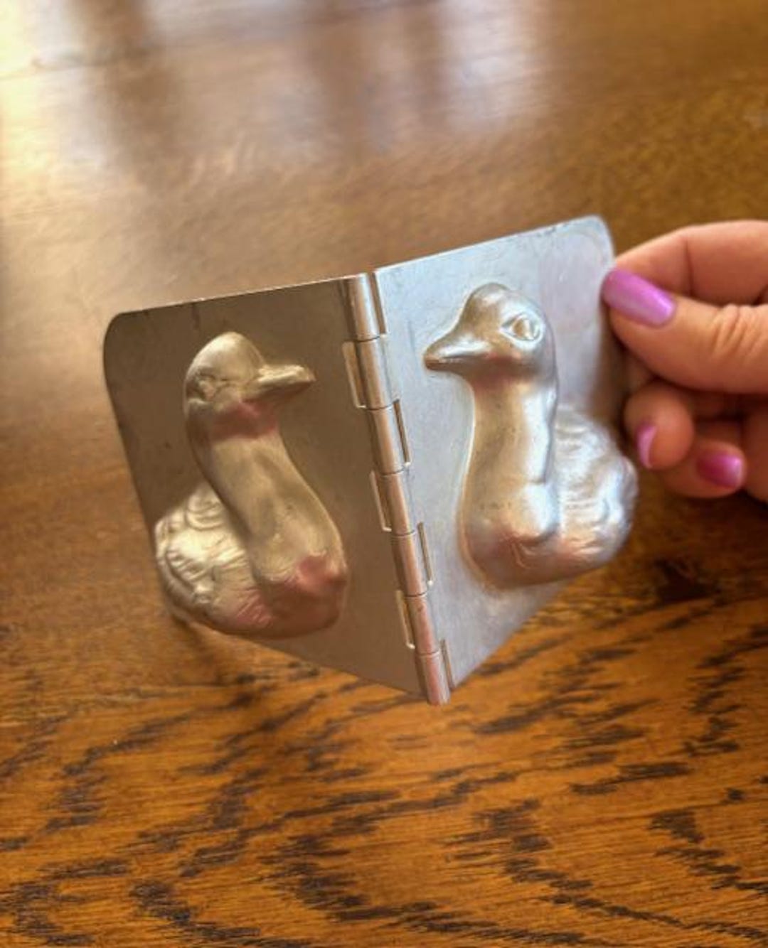 Antique Two-sided Chocolate Mold - Duck Chocolate Mold - Antique Candy ...
