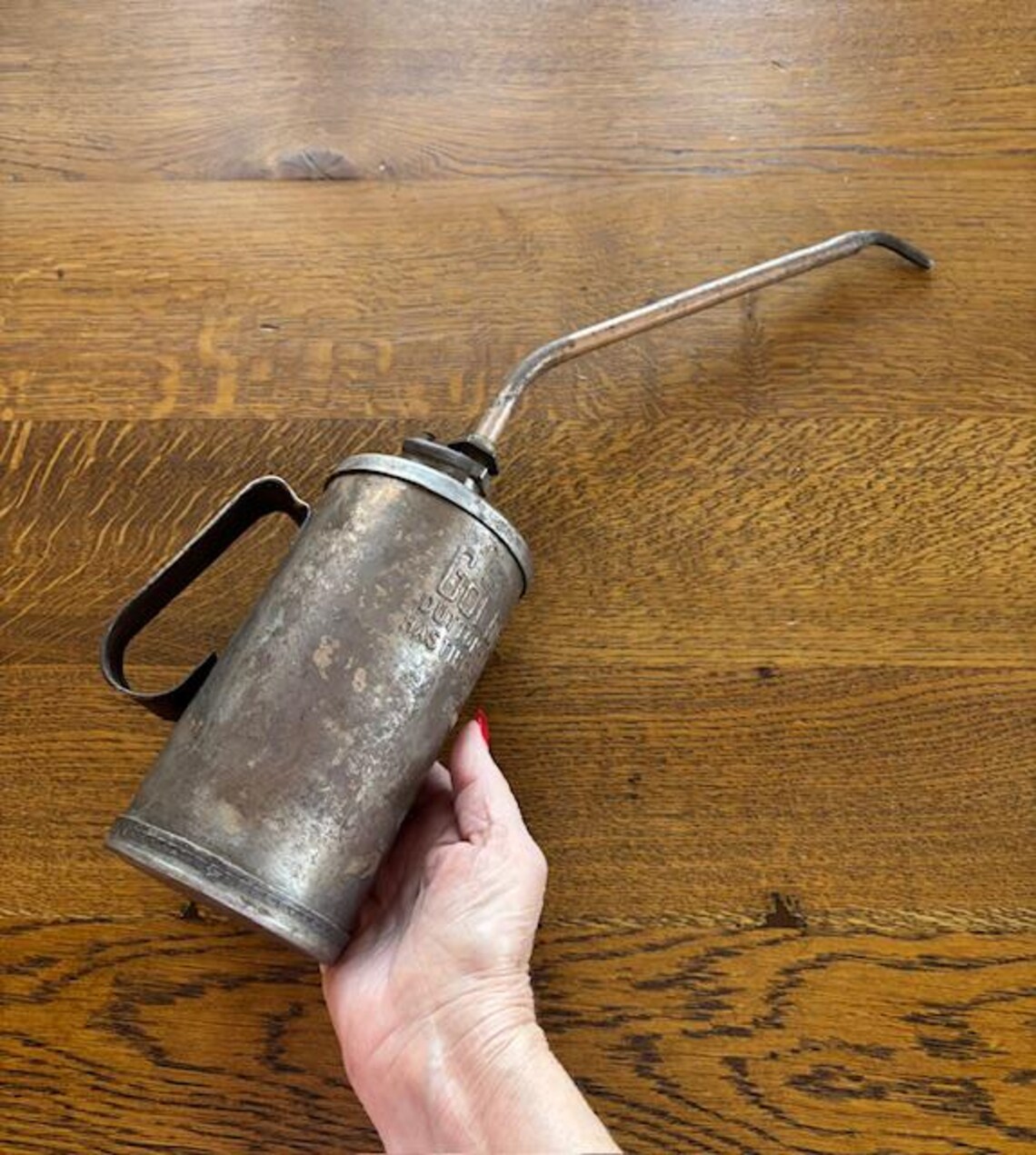 Antique Goldenrod Pump Oiler - Dutton-lainson Oiler - Antique Garage ...