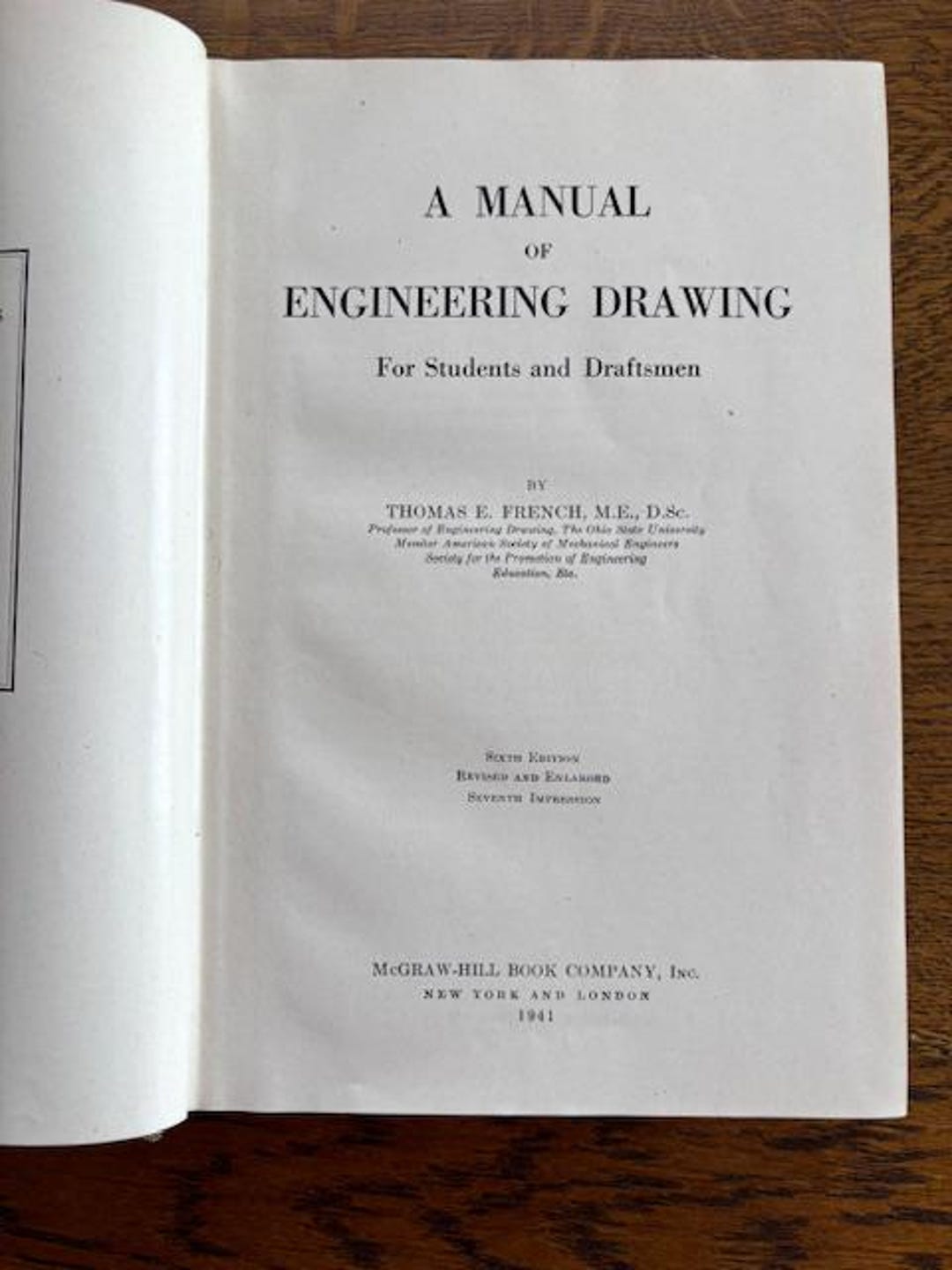 Vintage Engineering Drawing Reference Book - 1941 Engineering Drawing ...
