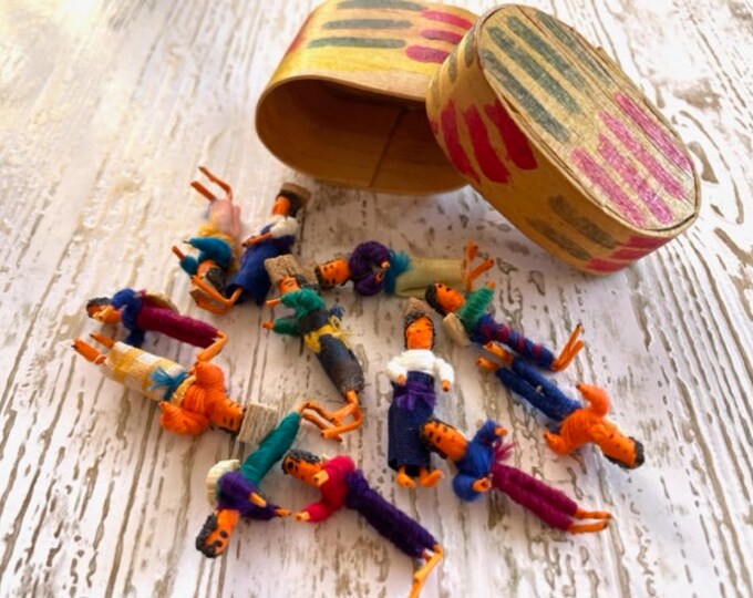 Vintage Worry Dolls Guatemala Trouble Dolls Vintage South American ...