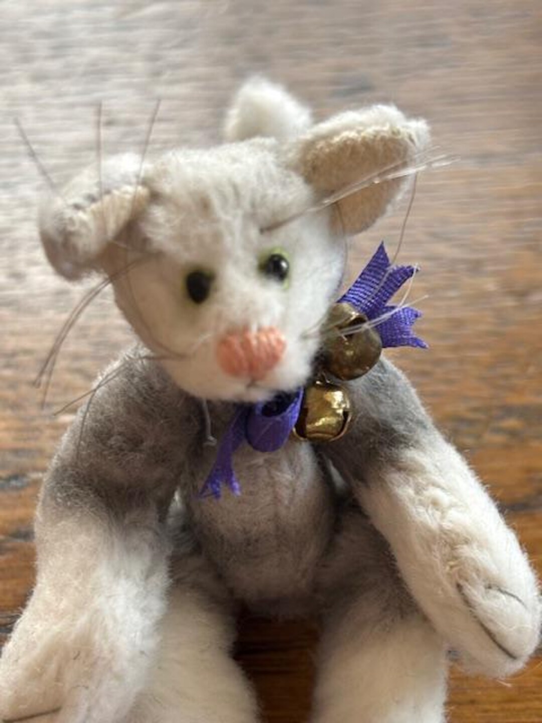 Deborah Canham "silver" Kitty - Vintage Deb Canham Miniature Cat ...