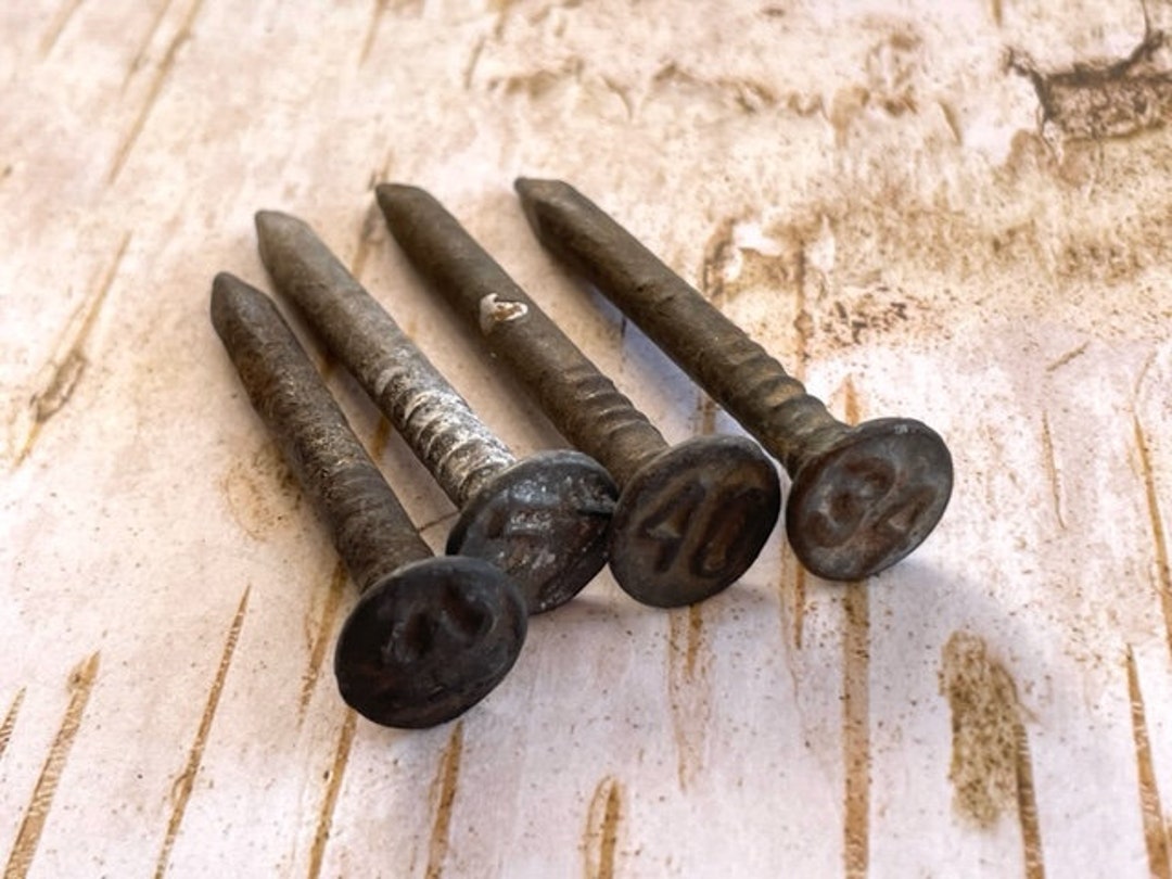 Antique Railroad Date Nails Railroad Memorabilia Railroad Collector - Etsy