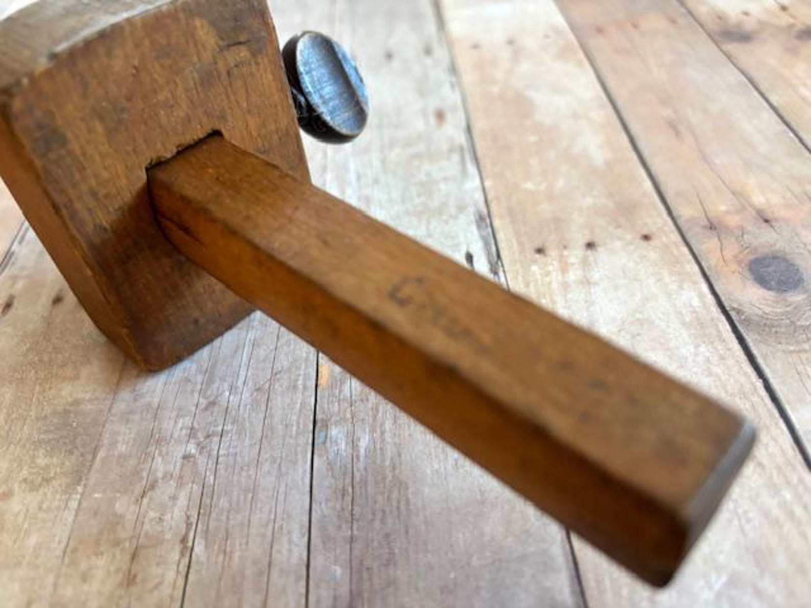 Antique Wood Carpenter Scribe - Wood Carpenter's Scribe Tool - Antique ...