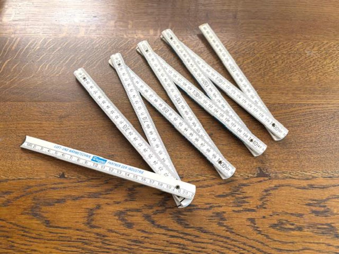 Vintage Wood German Cm Folding Ruler - Vintage Collectable Tools ...