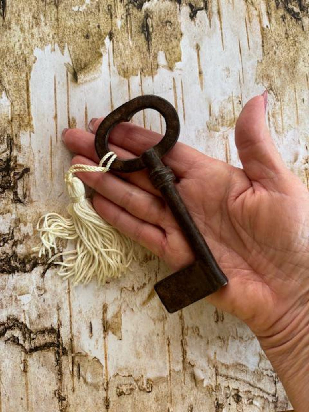 Antique 5 Skeleton Gate Key Large Antique Iron French Gate Key Antique ...