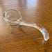 Small Vintage Glass Ladle - Small Glass Serving Spoon - Small Clear ...