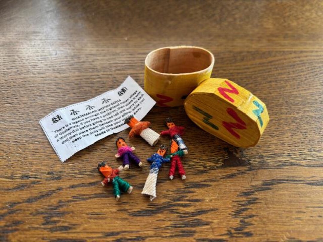 Vintage Worry Dolls - Guatemala Trouble Dolls - Vintage South American ...