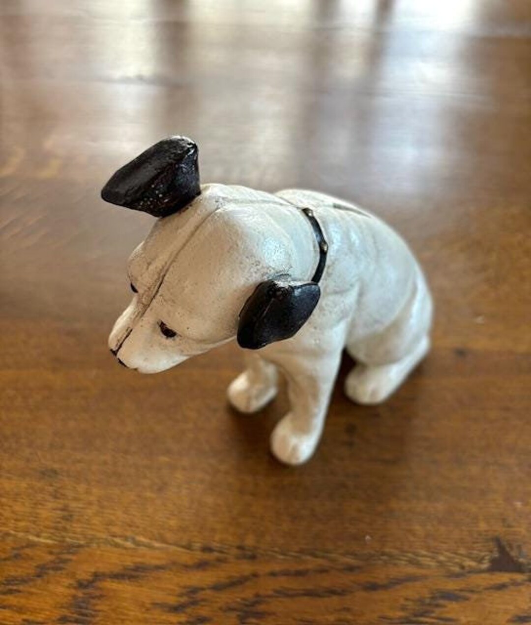 Vintage Cast Iron Dog Bank - Nipper the RCA Dog Coin Bank - RCA Victor ...