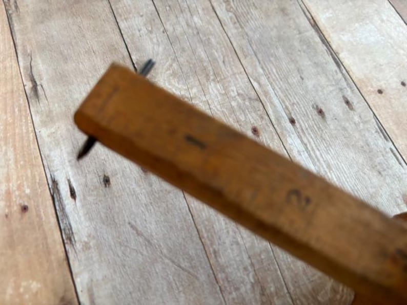 Antique Wood Carpenter Scribe - Wood Carpenter's Scribe Tool - Antique ...