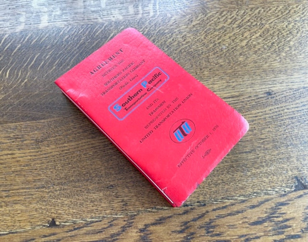 Vintage Southern Pacific RR Manual - SPRR Employee Manual - Vintage ...