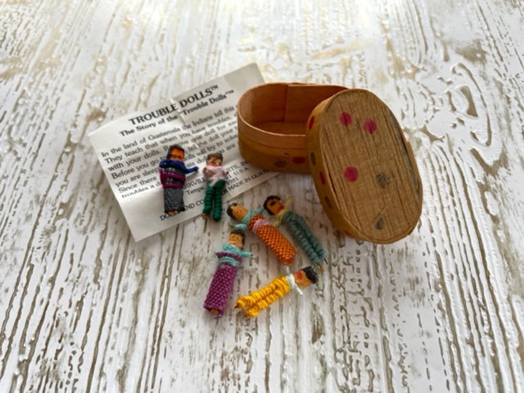 Vintage Worry Dolls Guatemala Trouble Dolls Vintage South - Etsy
