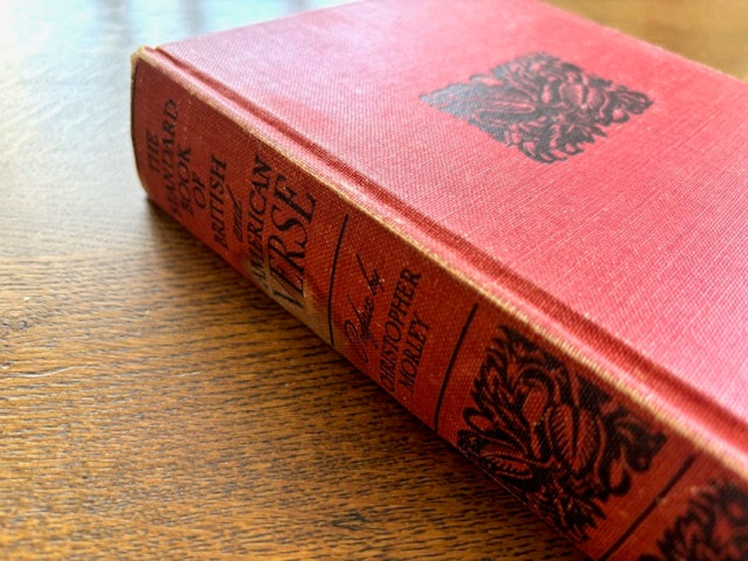 1932 "the Standard Book of British & American Verse" - Antique Book ...