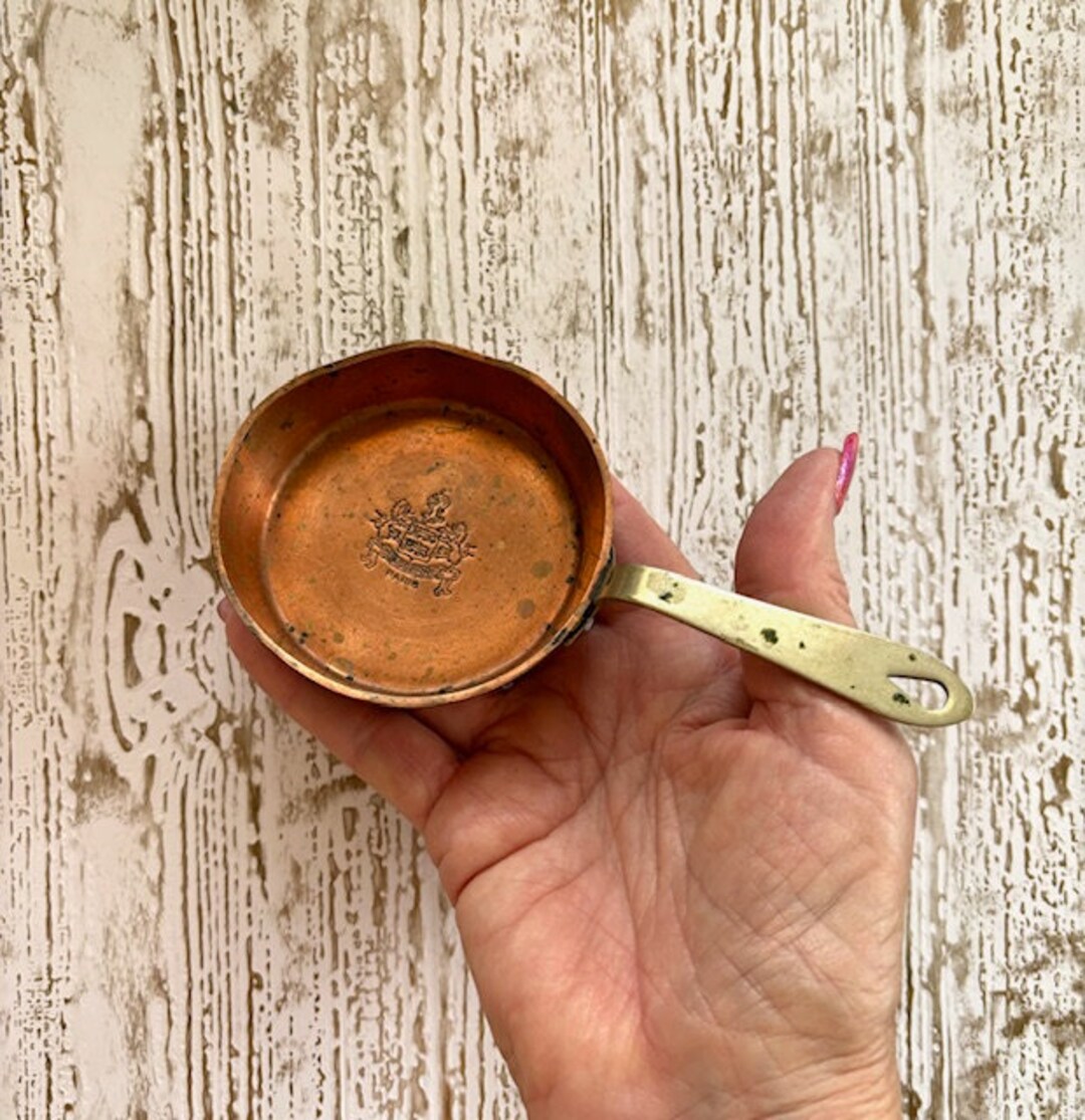 Vintage Restaurant Lasserre Pan 3 Round Mini Copper Pan Vintage Kitchen ...