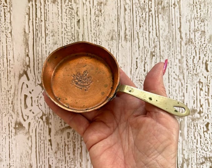 Vintage Restaurant Lasserre Pan - 3" Round Mini Copper Pan - Vintage ...
