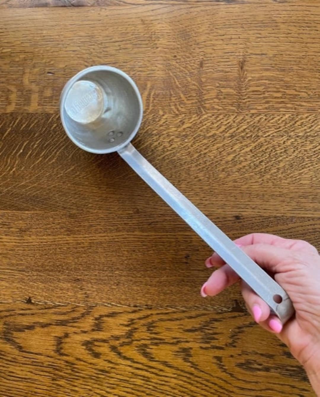 Vintage Long Handled 1 Cup Ladle 8 Oz Aluminum Ladle Vintage Kitchen ...