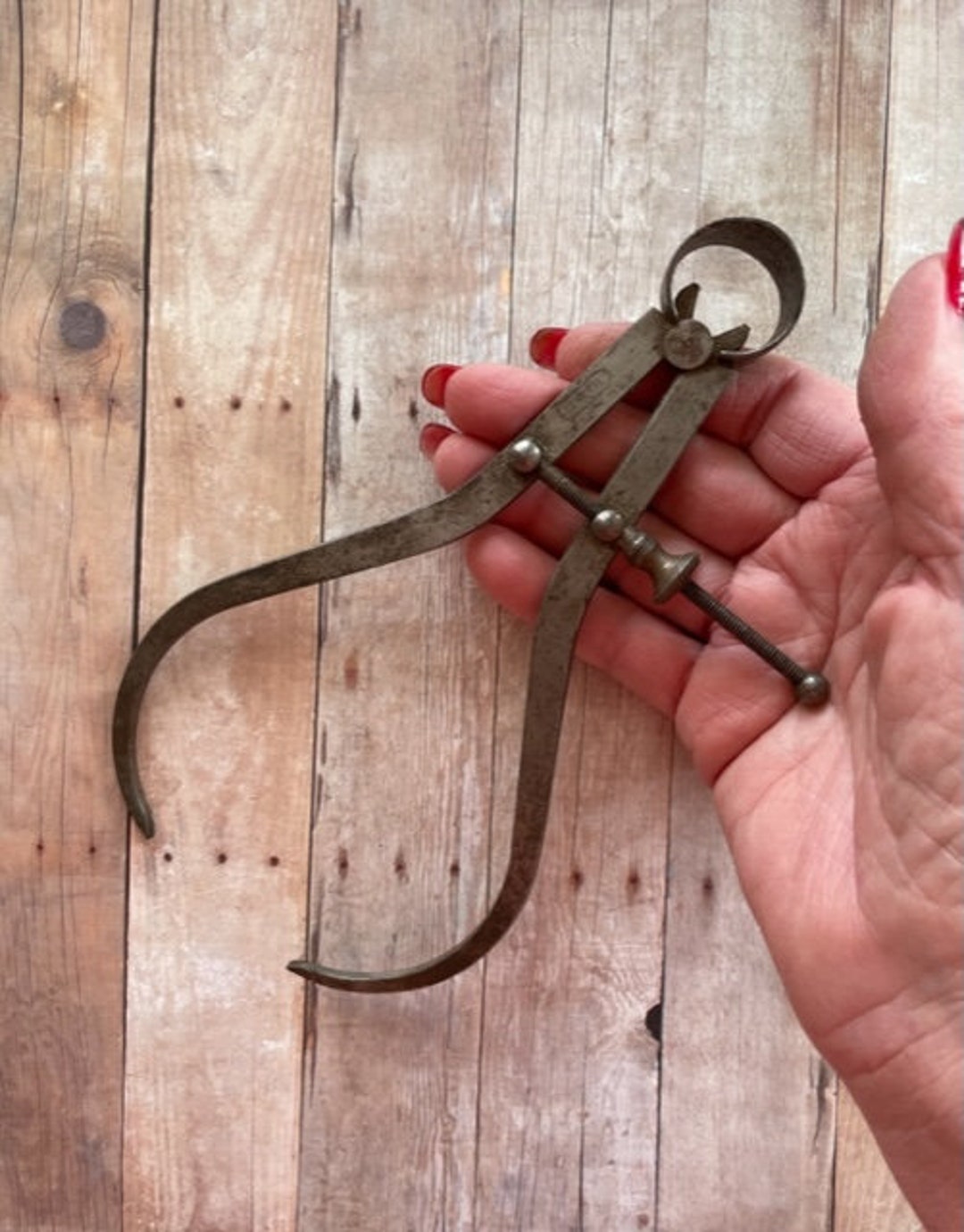 Antique Adjustable Caliper Antique Collectable Engineering Tools ...