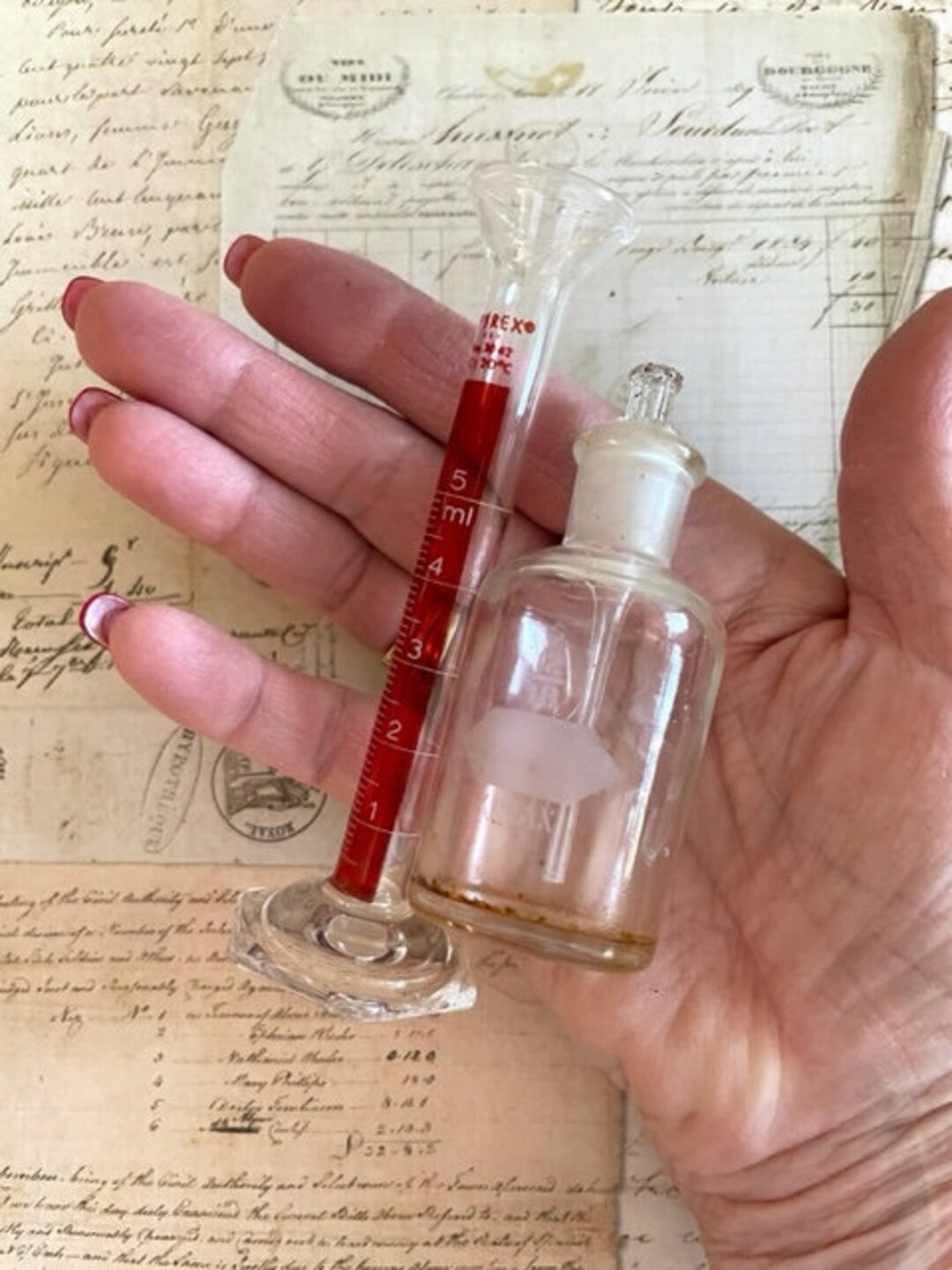 Vintage Lab Glass Flasks Vintage 1980's Lab Glass Vintage Home Decor - Etsy