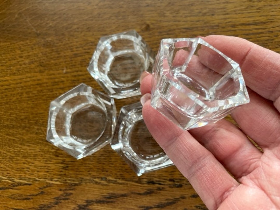 Vintage Salt Cellar Lot 4 Crystal Salt Cellars Cut Glass Salts - Etsy