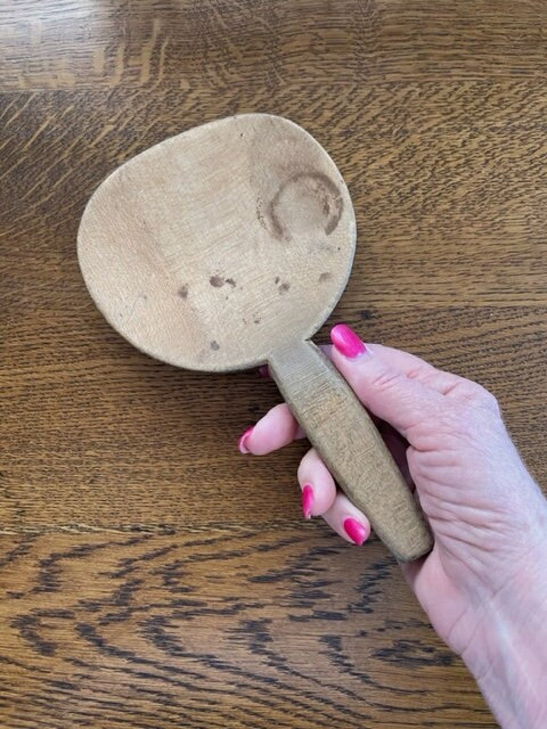 Antique Wood Butter Paddle Primitive Wood Scoop Farmhouse Kitchen Decor ...