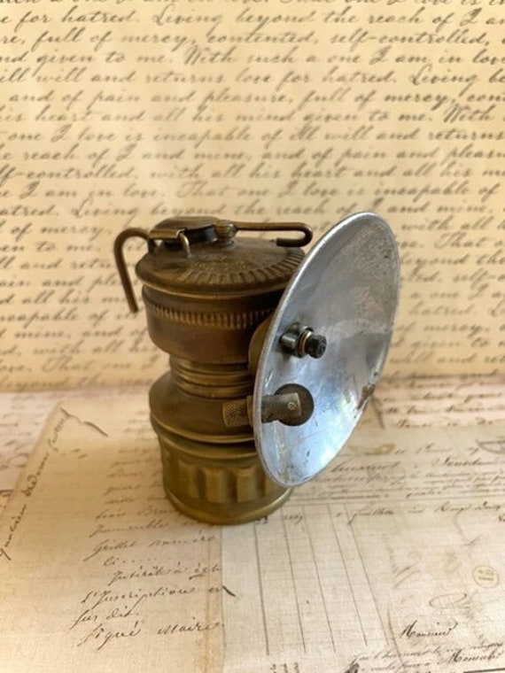 Antique Miners Lamp Old Carbide Mining Lamp Miners Brass - Etsy