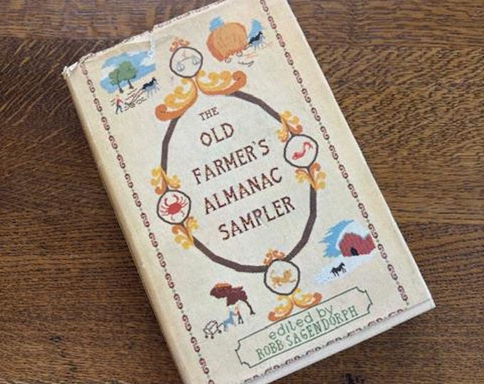 1957 "the Old Farmer's Almanac Sampler" - Vintage Reference Book - Old ...