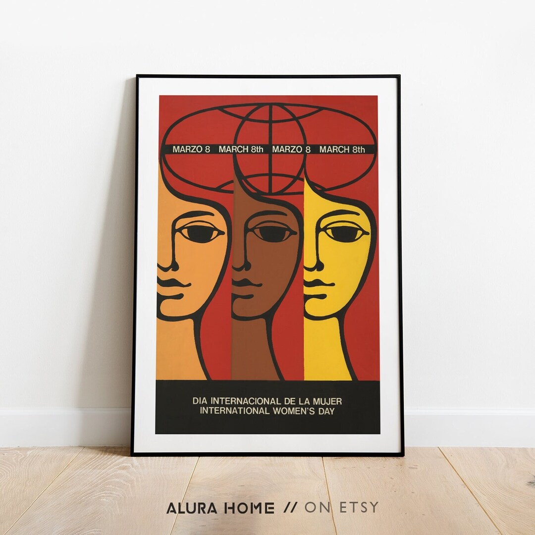 Vintage Feminist Poster, International Womens Day Poster, Feminist Art ...